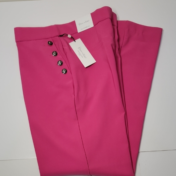 Haver & Blair | Pants & Jumpsuits | Haver Blair London Pink Wide Leg ...